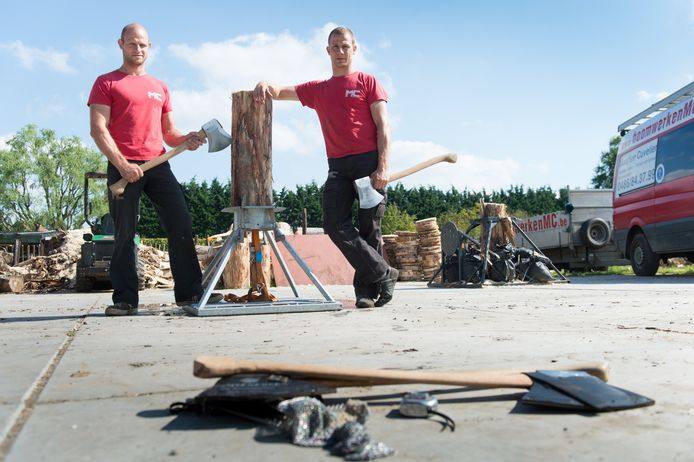 Broers Cuvelier naar WK hout hakken | Sint-Katelijne-Waver | hln.be