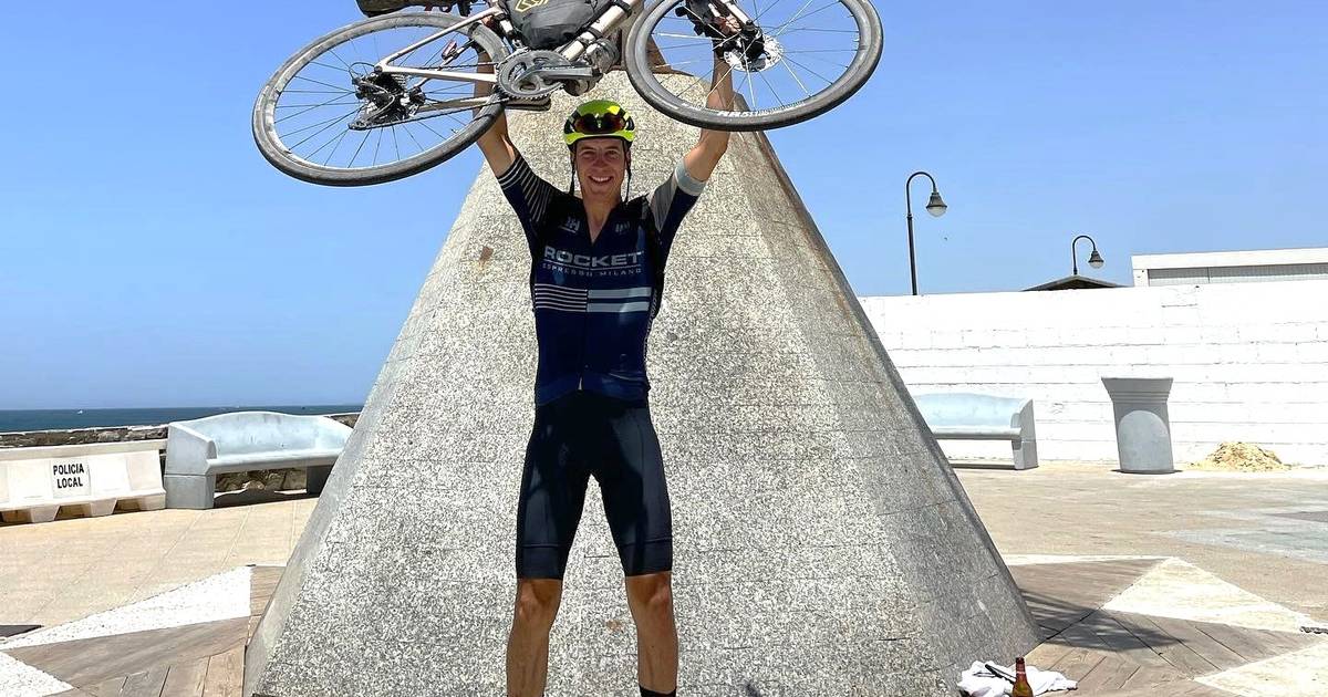 Leerkracht Bruno Van Wilderode fietste 7.400 kilometer van Noorwegen naar Spanje voor Prinses ...