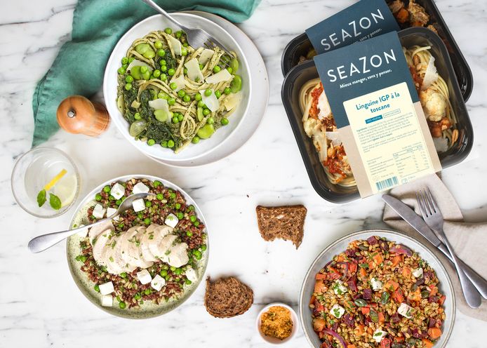 Seazon, qui cartonne en France, débarque chez nous: des plats sains ...