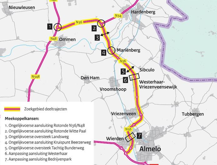 Plan om N36 veiliger te maken ligt er al, in tussentijd gaat het weer vreselijk mis | Almelo | AD.nl