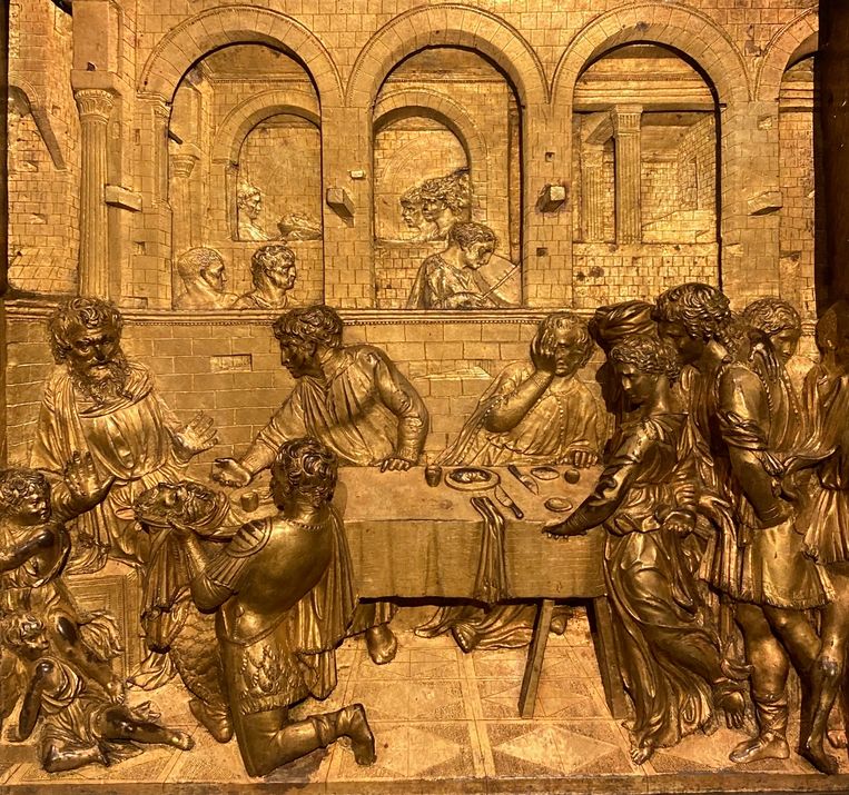 Dat afgehakte hoofd van Johannes de Doper is aardig, maar de balkjes in ...