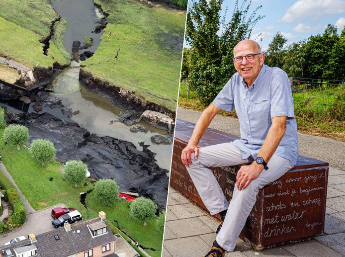 Dijkverschuiving Wilnis 20 jaar geleden Dijkverschuiving Wilnis 20 jaar geleden
