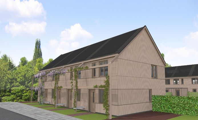 17 duurzame woningen in plan Den Hoek Helvoirt worden in 75 dagen uit ...