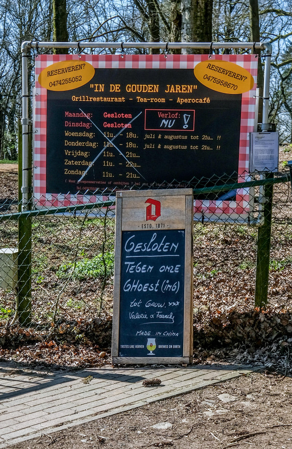 Uitbaters restaurant plaatsen opvallende boodschap: “Gesloten tegen (G ...