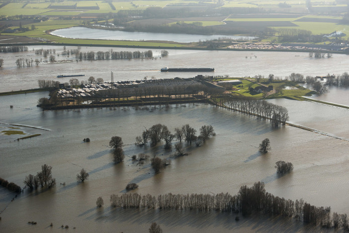Lobith en Spijk worden eilandjes bij hoog water | Zevenaar ...
