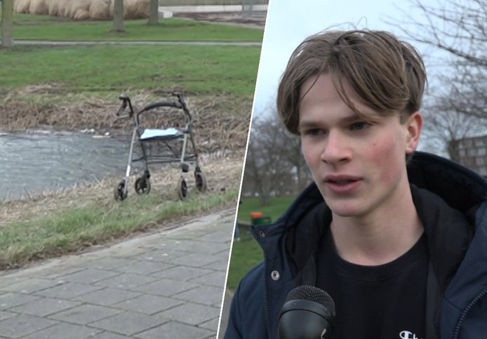 KIJK. Nederlandse tieners redden oudere vrouw uit de sloot: “Ze lag op ...