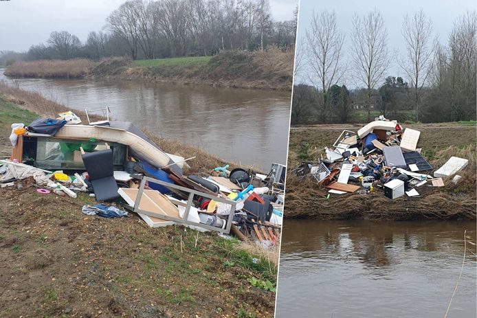 Politie identificeert man (33) die gigantisch sluikstort achterliet op ...