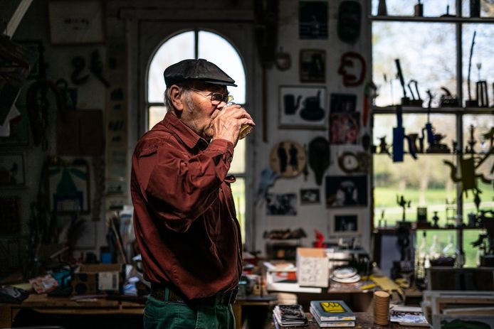 Museum Arnhem eert Klaas Gubbels (90) met expositie: ‘Kleurrijk palet ...