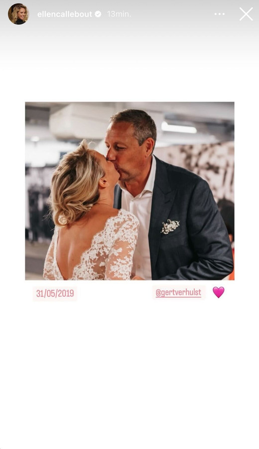 Gert Verhulst en Ellen zijn vijf jaar getrouwd en delen nooit eerder ...