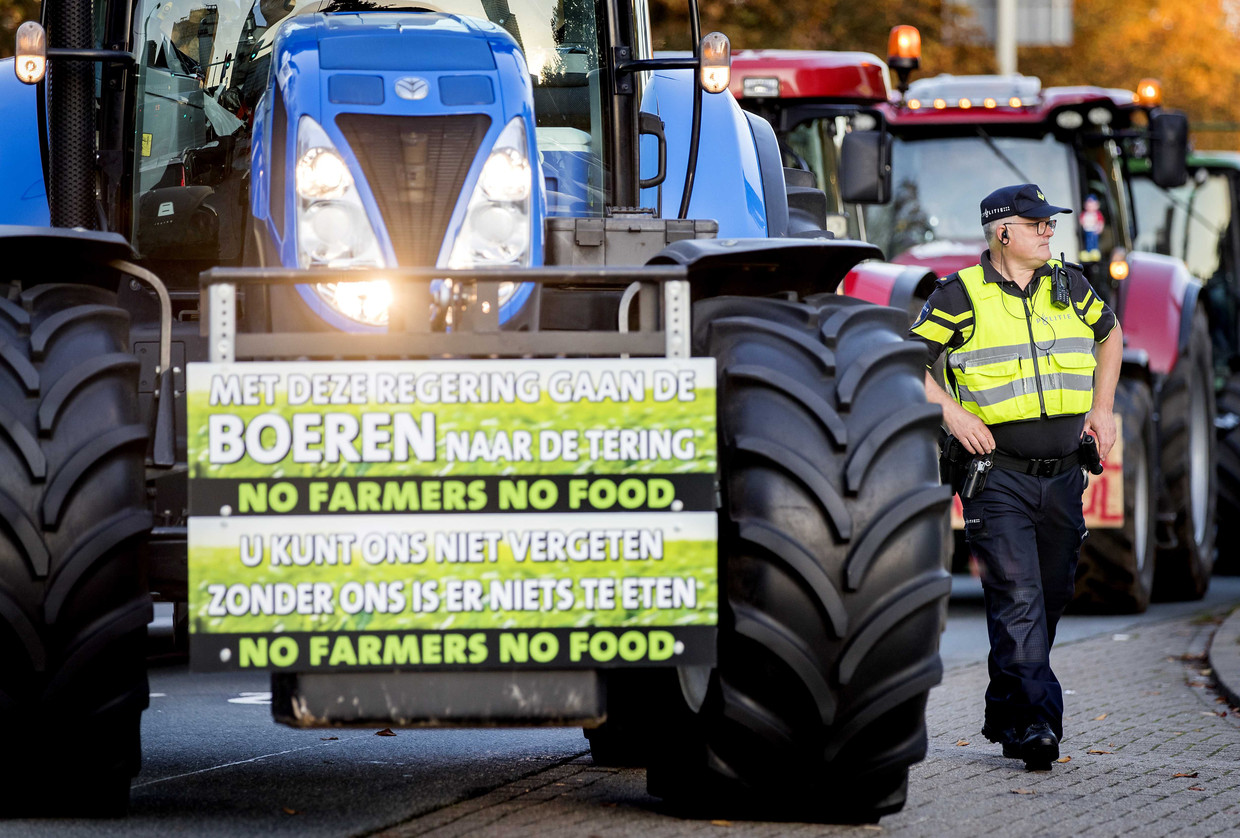 Ongeveer 400 kilometer file in Nederland door protest boeren