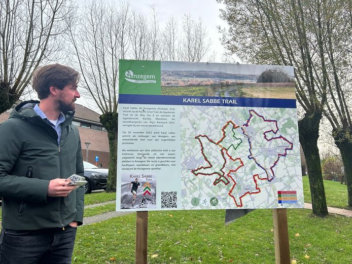 Ereburger Karel Sabbe krijgt eigen trail in Anzegem | Anzegem | hln.be