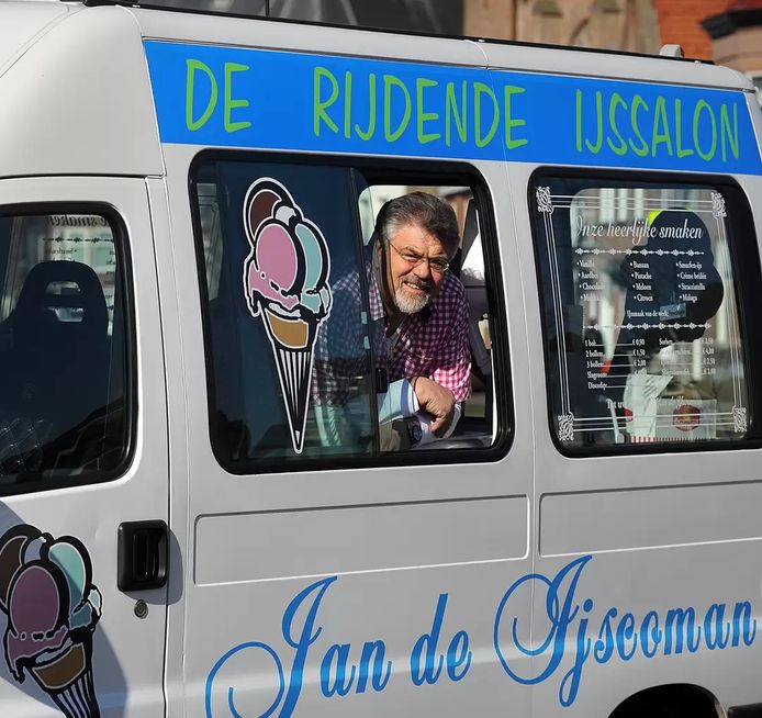 Markante ijscoman Jan van Beek overleden: 'Tot het laatste moment met ...