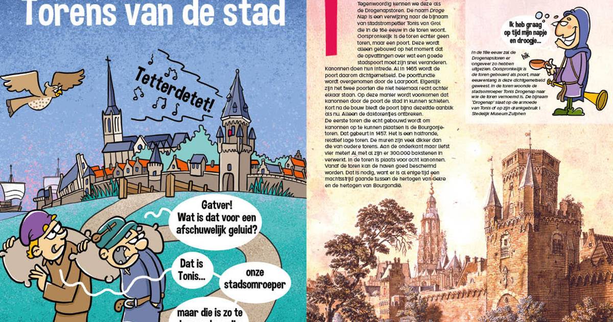 Deel twee van lollig geschiedenisboek over historie Zutphen pakt draad op bij Zwarte Dood ...