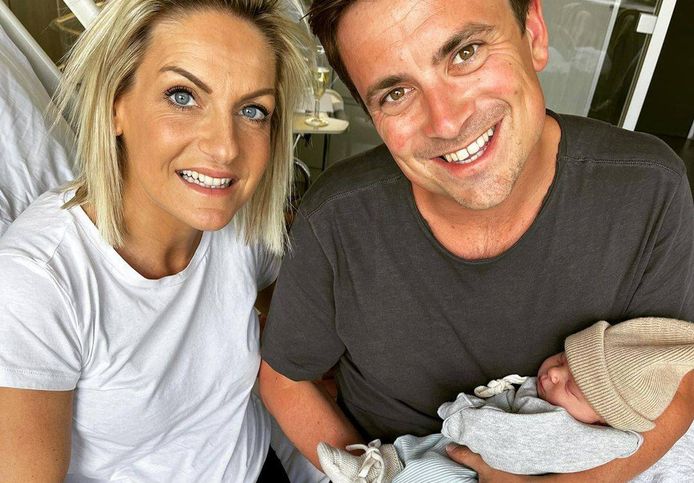 Niels Destadsbader is peter geworden van de baby van zijn ex-vriendin ...