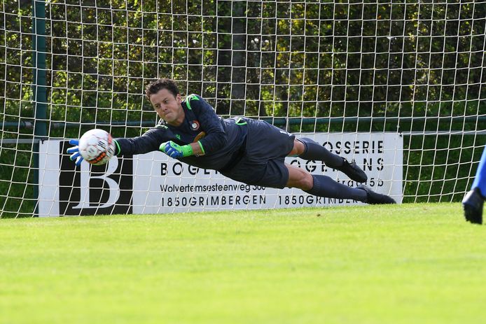 HO Wolvertem Merchtem voor derby tegen Eppegem. Doelman Stefan Deloose ...