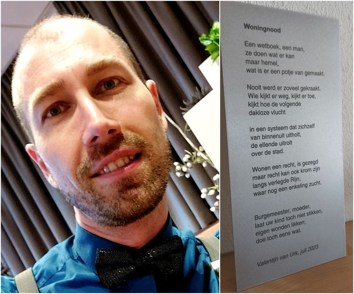 Valentijn was bijna dakloos en schreef als noodkreet gedicht voor ...
