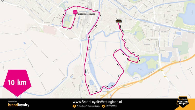 Vernieuwd parcours van Vestingloop in Den Bosch | Foto | bd.nl