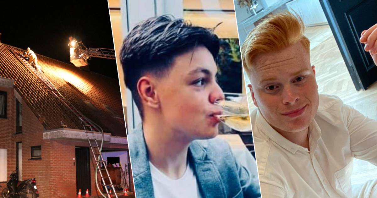 Thibo (20) en Renzo (20) zwaargewond na gasexplosie op zolderverdieping ...