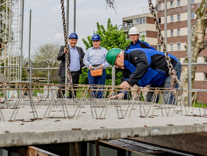Bouw appartementencomplexen aan de Apeldoornse Goeman Borgesiusstraat ...