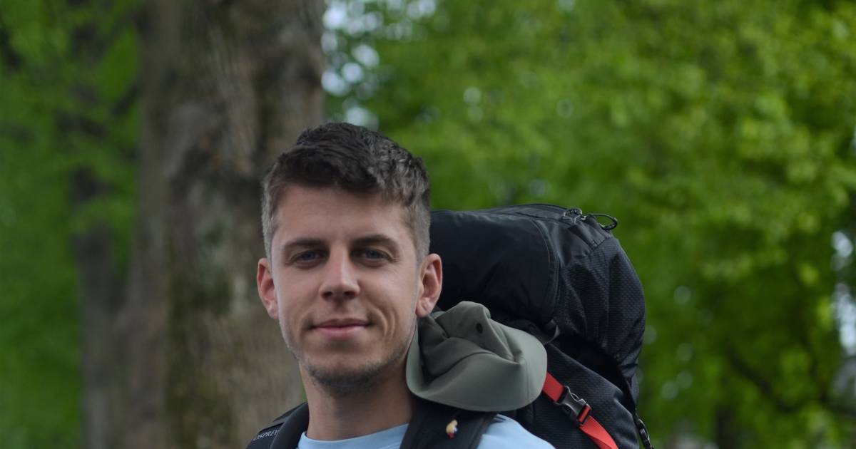 Maarten zamelt geld in voor Oekraïne door van Velp naar Krakau te lopen ...