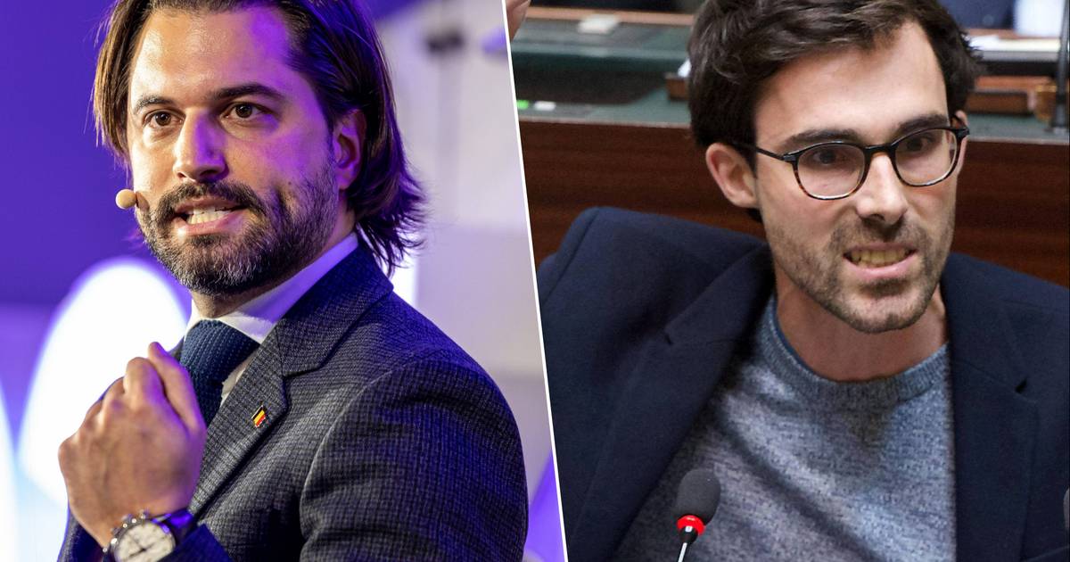 Kristof Calvo (Groen) en MR-voorzitter Bouchez in de clinch: “MR is een ...