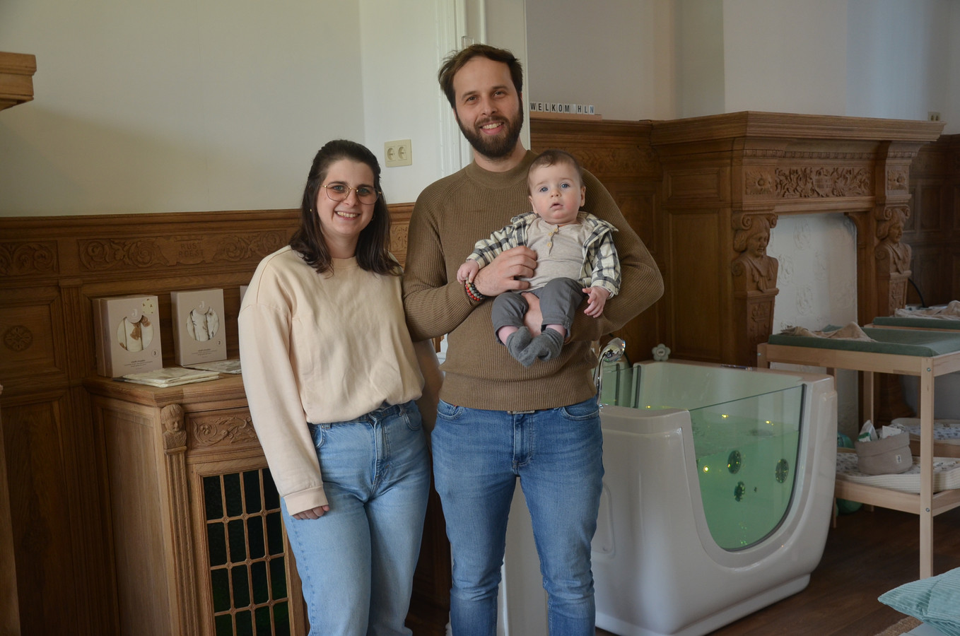 Kevin (33) en Stephanie (32) starten babyspa en groepspraktijk voor ...