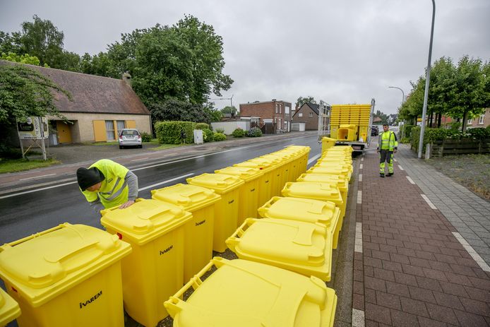 Bonheiden en Bornem introduceren gele papier- en kartoncontainer ...