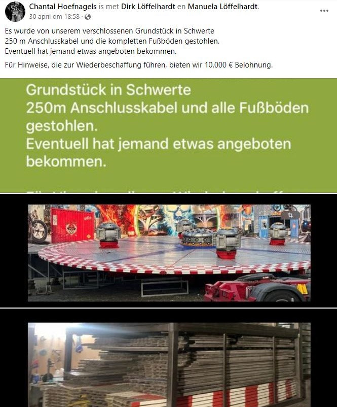 Dieven stelen onderdelen van spectaculaire attractie Tilburgse Kermis ... Dieven stelen onderdelen van spectaculaire attractie Tilburgse Kermis ...