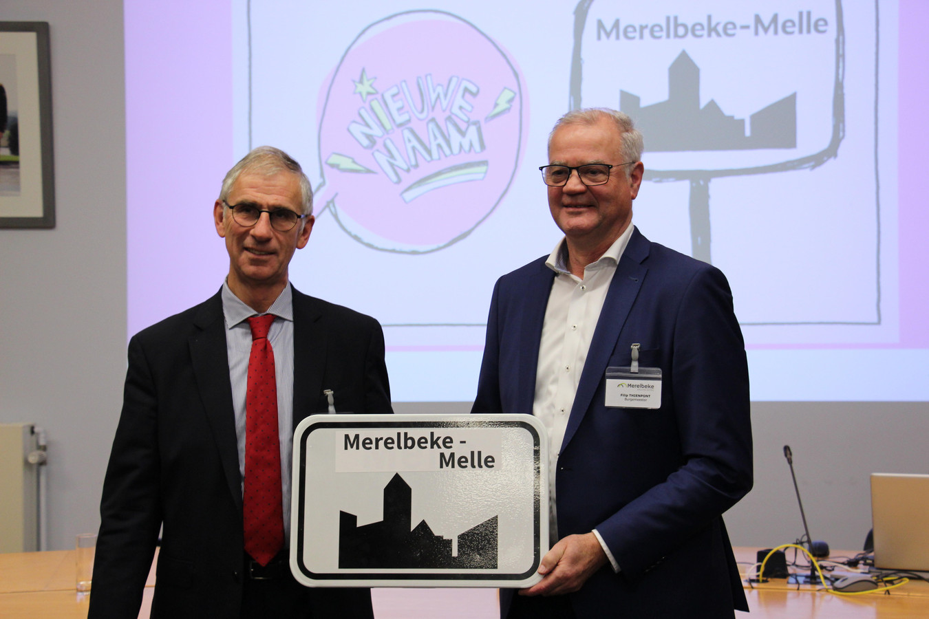 Melle en Merelbeke ronden fusie officieel af | Foto | hln.be