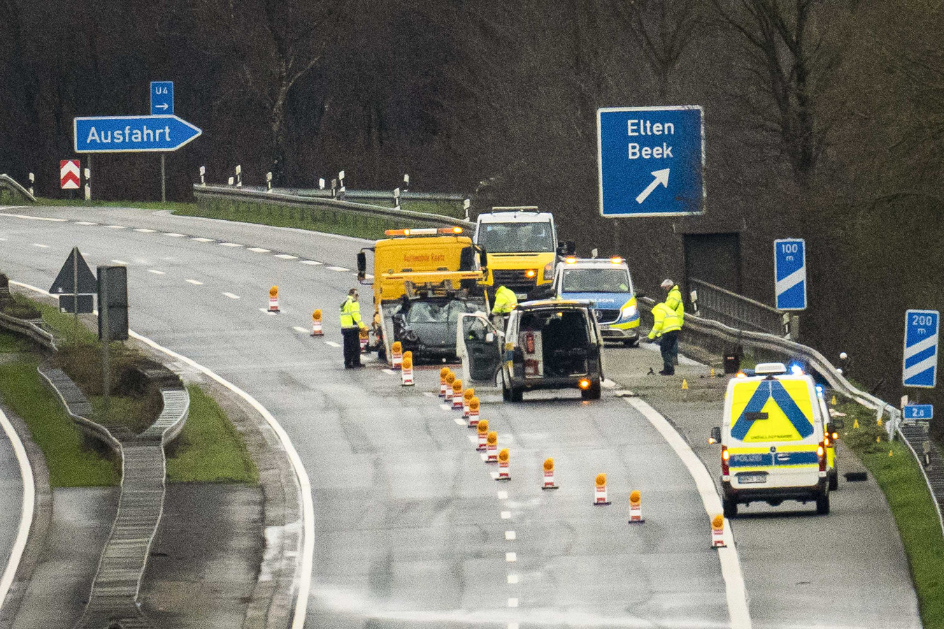 Dubbel ongeluk met Porsches op Duitse snelweg: vier Nederlandse doden ...