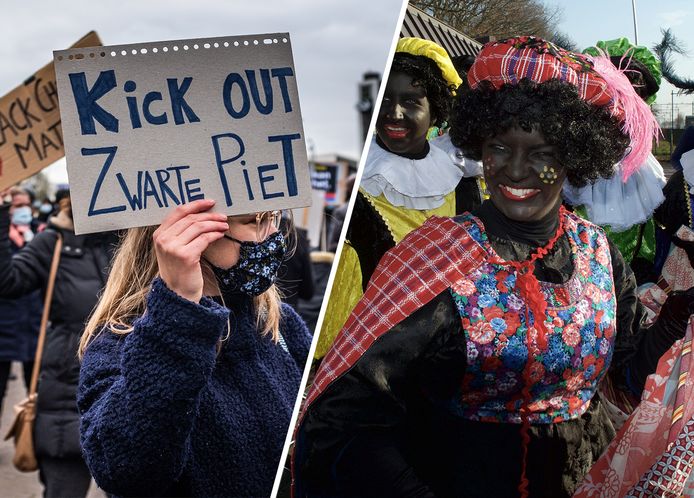 Demonstraties tegen Zwarte Piet in Staphorst en Zaandam ...