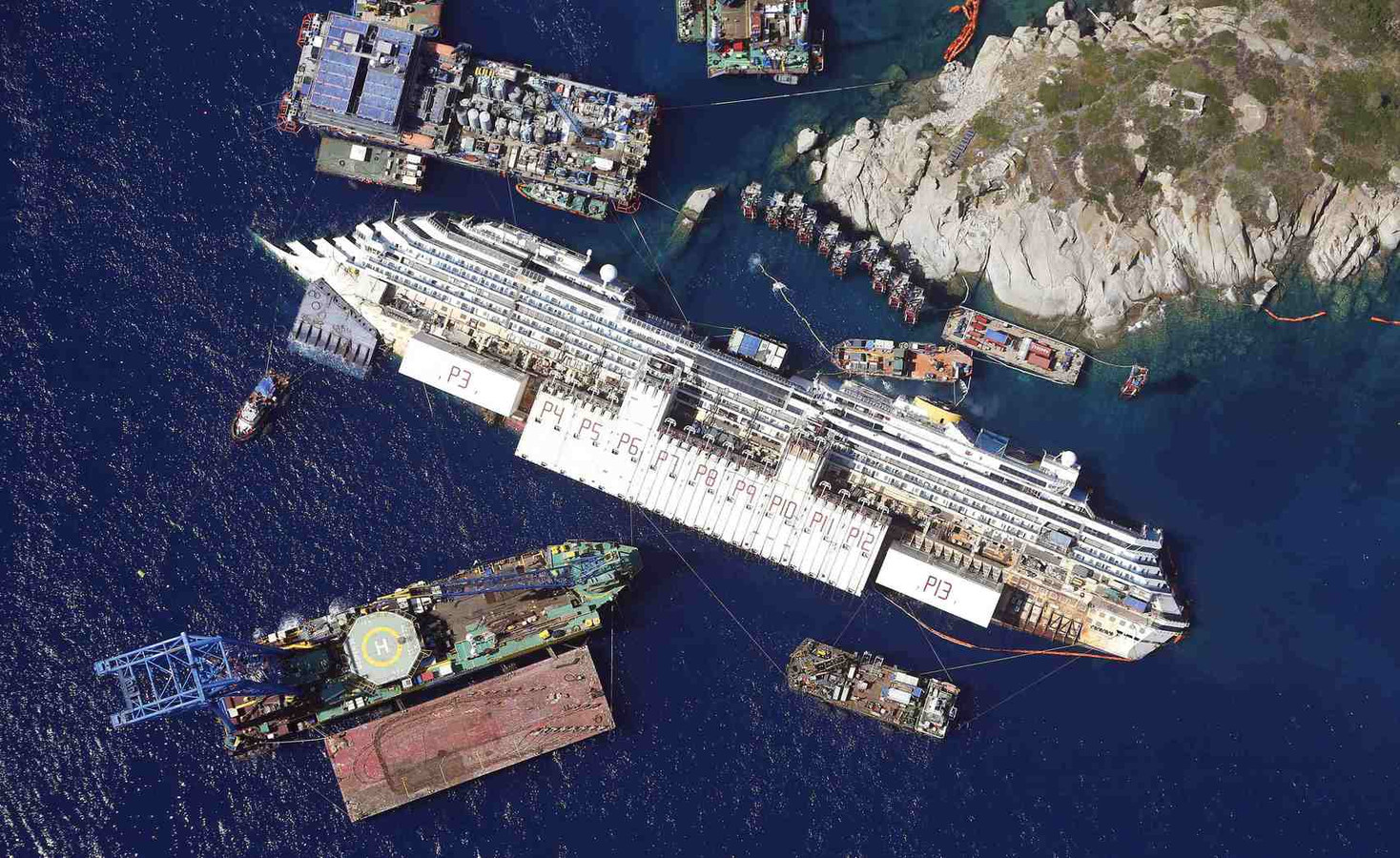 Images Saisissantes De L épave Du Costa Concordia Foto 7sur7 Be