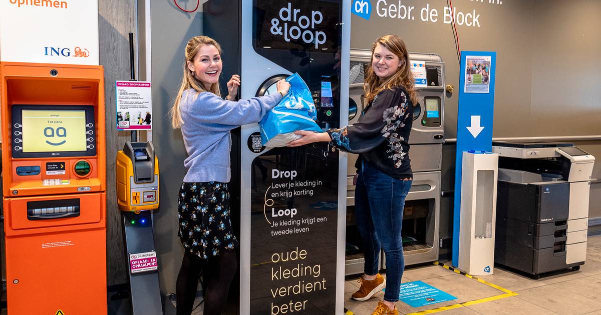 'Statiegeld' op je oude kleren: je stopt ze gewoon in deze automaat ...