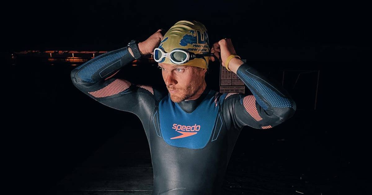 Matthieu Bonne werkt eerste van 8 triatlons op Canarische Eilanden af ...