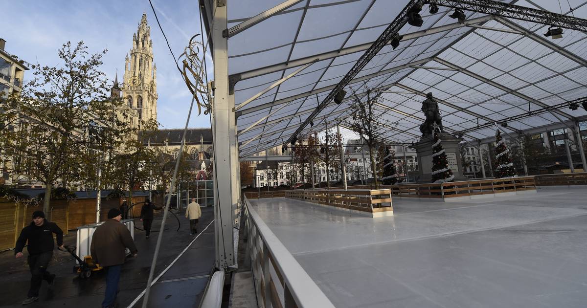 Grootste ijspiste van Benelux voortaan overdekt | Antwerpen | hln.be