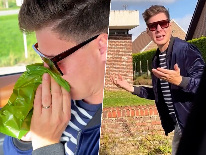 KIJK. Je neus snuiten in een hondenzakje? Geen goed idee, toont Dorian ...
