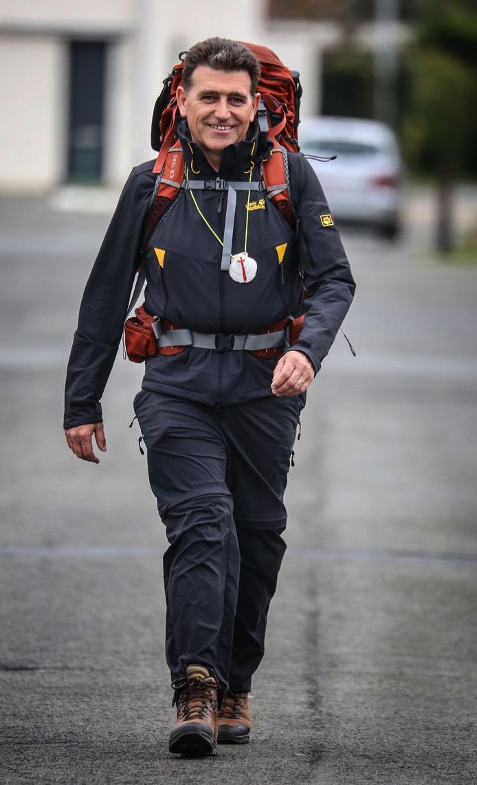 Geert Vanhaverbeke bereikt Compostela | Kuurne | hln.be