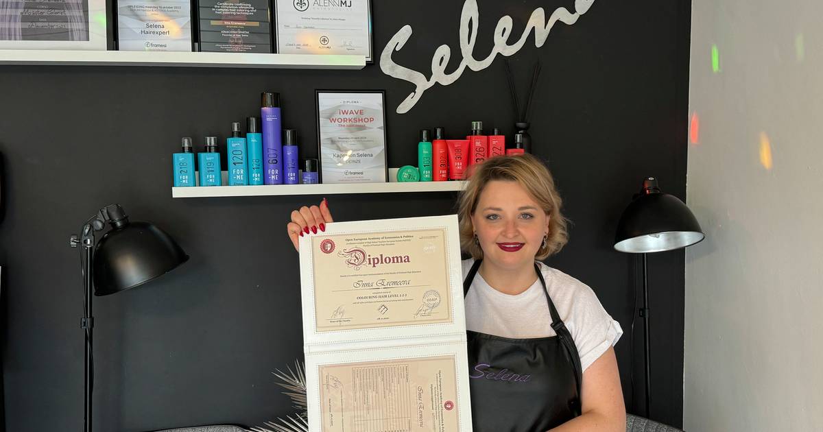 “Ook kapsters zijn slim genoeg om te studeren”: kapster Inna (36) is ...