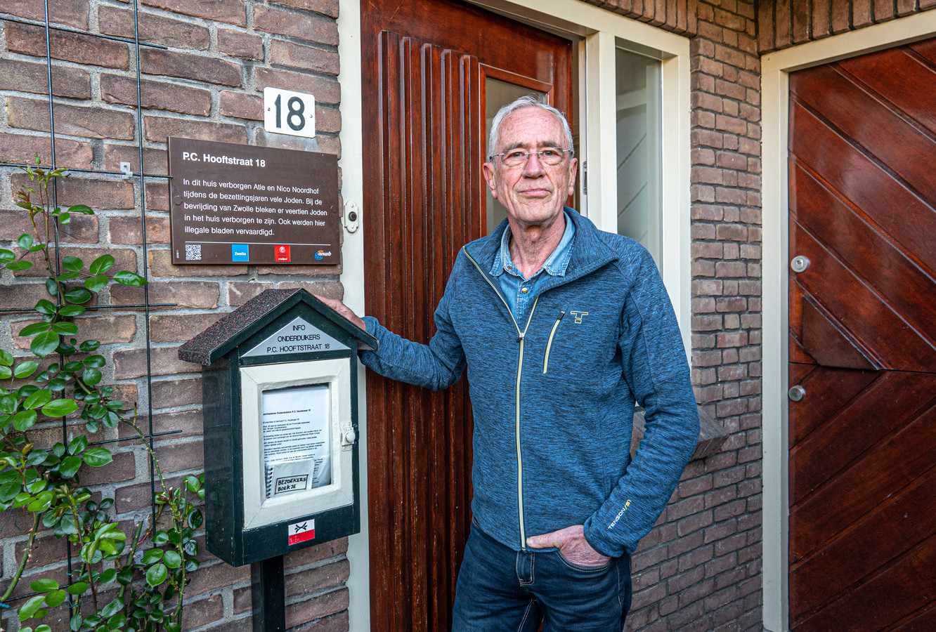 Frank bewoont huis in Zwolle waar veertien onderduikers de oorlog ...