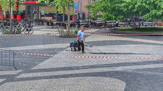 Pas op voor natte verf! Eemplein gedeeltelijk afgesloten voor ...