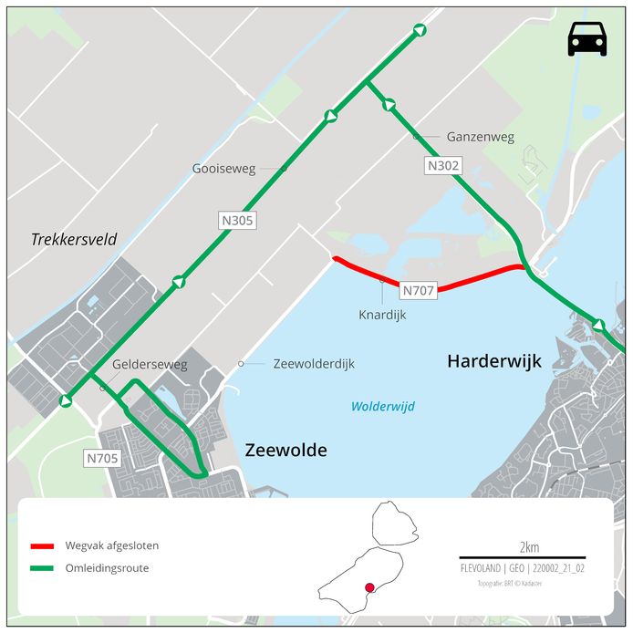N302 bij Zeewolde deels dicht wegens werkzaamheden | Flevoland ...