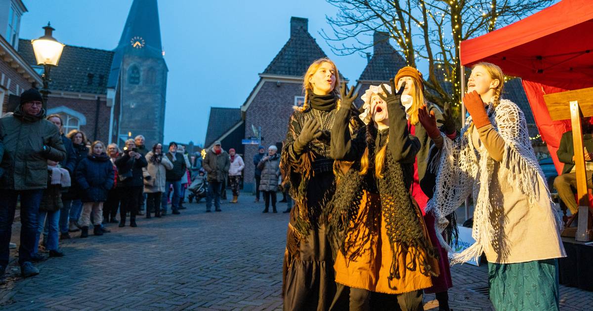 IJskoud kerstfeest in Oud Borne, maar net zo druk als altijd: ‘Dit ...