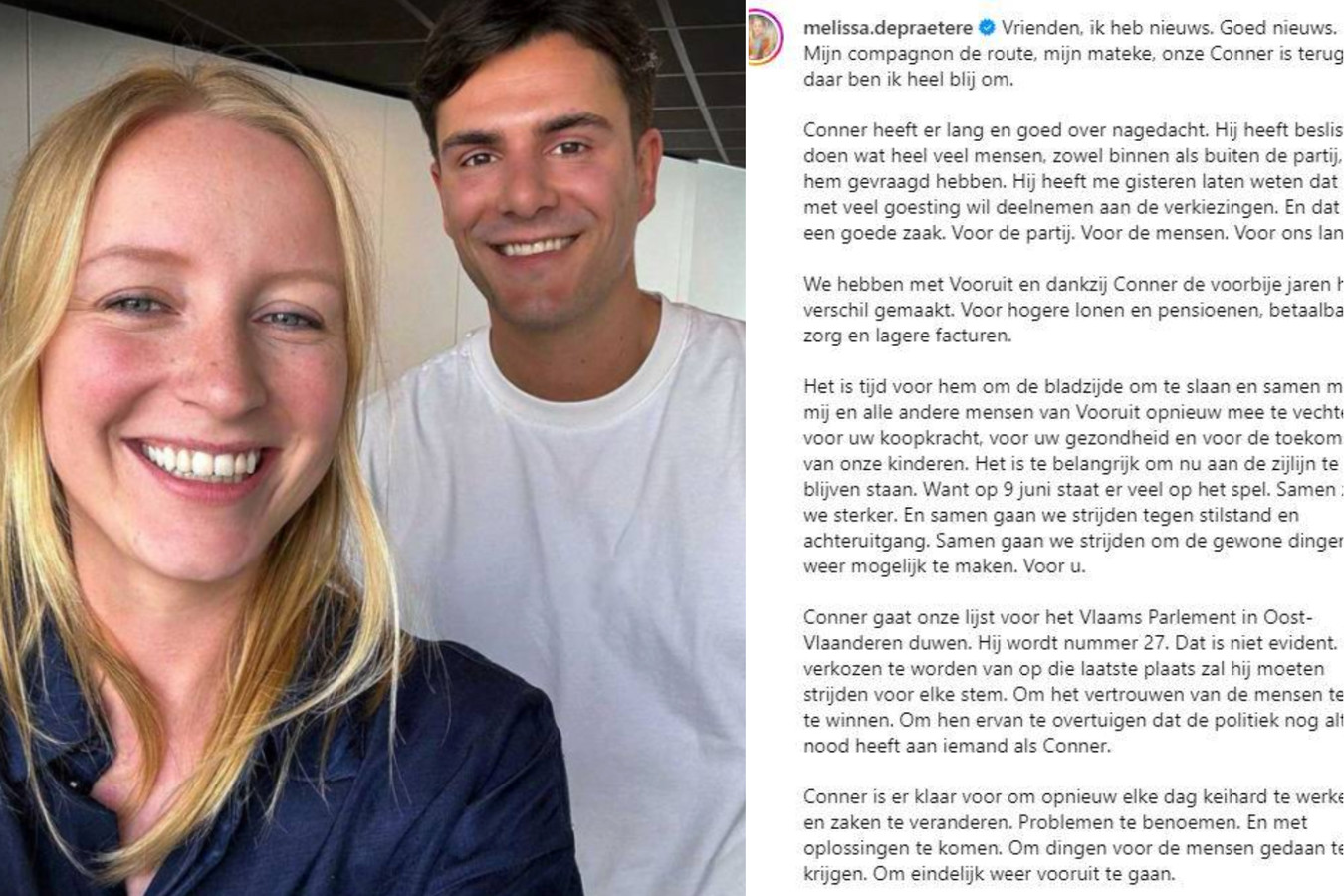 “Succes mateke”: Vooruit-voorzitter Melissa Depraetere bevestigt ... “Succes mateke”: Vooruit-voorzitter Melissa Depraetere bevestigt ...