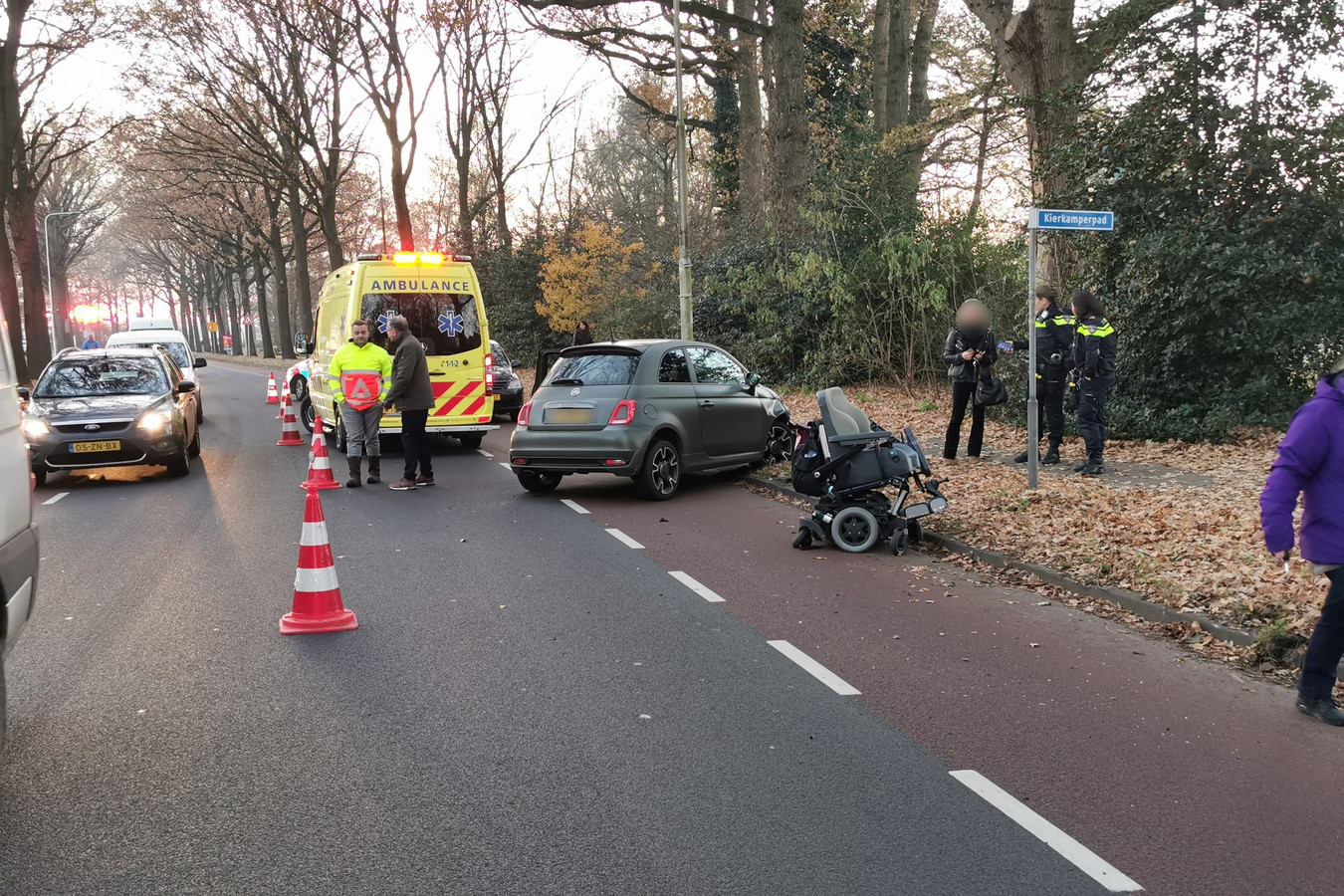 Persoon in rolstoel aangereden in Bennekom | Foto | gelderlander.nl