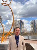 In de botanische tuin van de hoofdstad van Kazachstan staat nu een ...