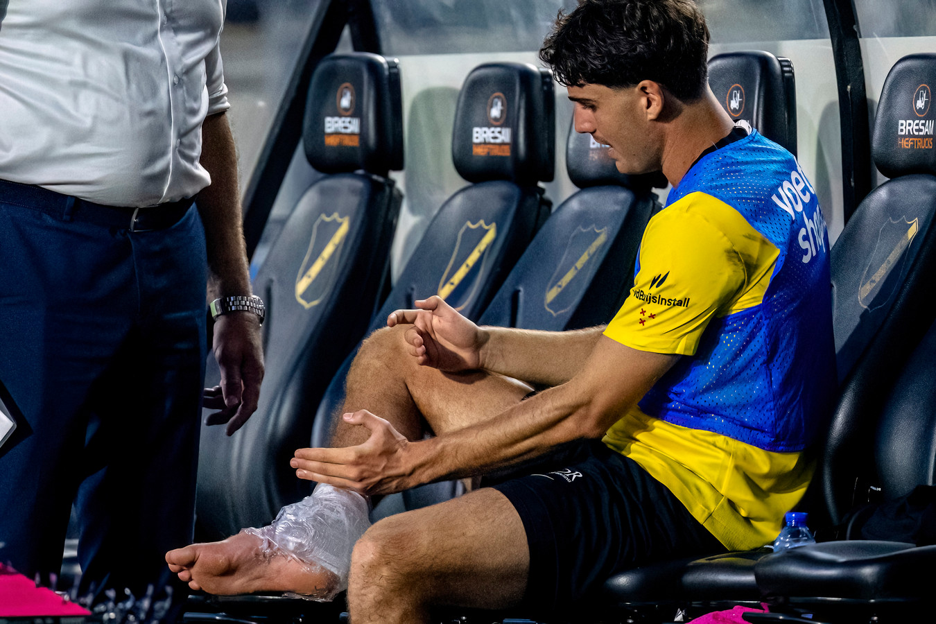 Matthew Garbett is pas net weer fit bij NAC, maar gaat wel met Nieuw ...