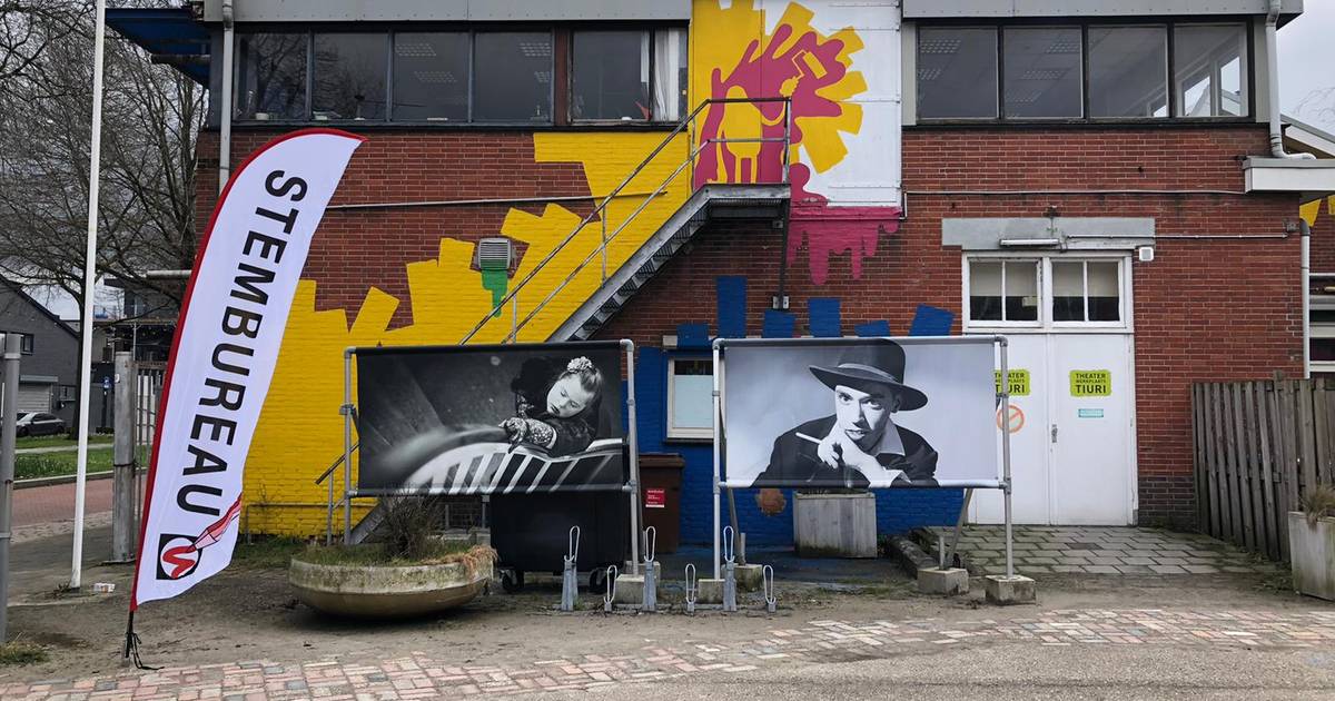 Druktemeter bij Podium Bloos: soms staat ie op rood, maar meestal staat het metertje op groen ...