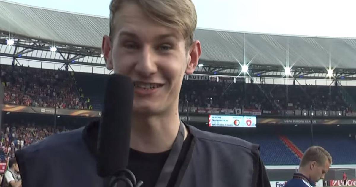 Vlogger Willem Vink smokkelt zichzelf de Kuip in | Rotterdam | AD.nl
