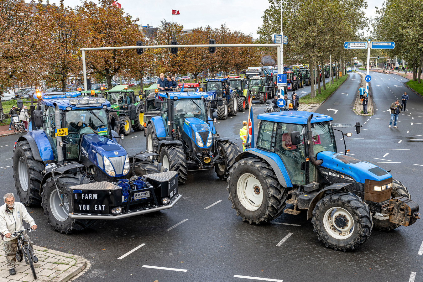 Protesterende boeren gaan woensdag in ochtendspits op pad: grote ...