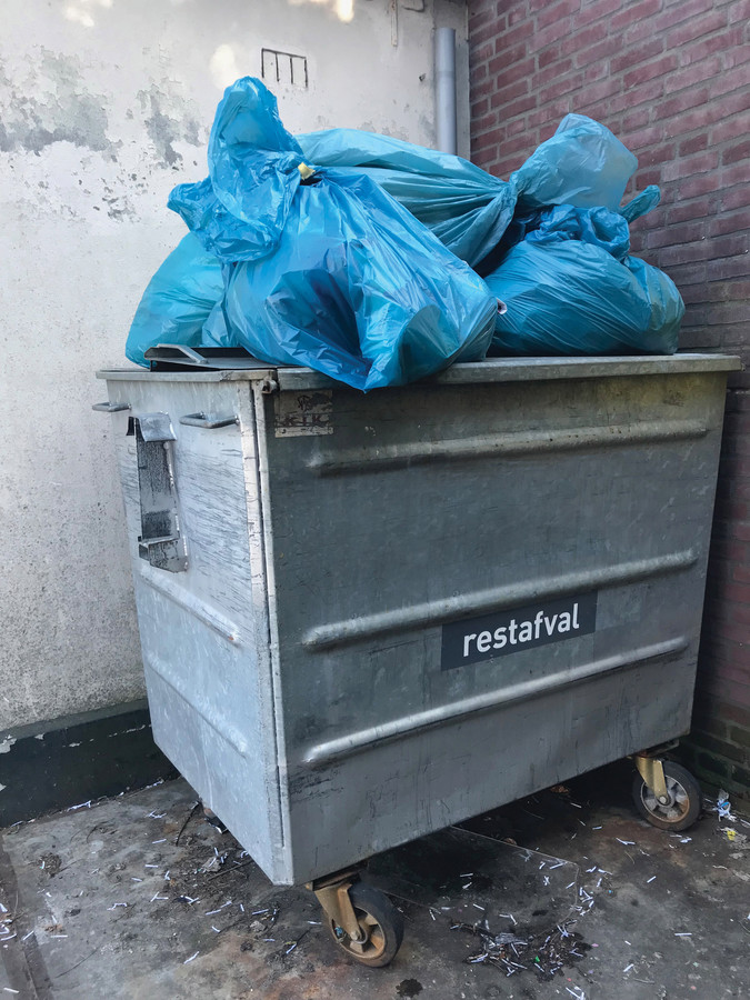 Lidwina eet uit de afvalcontainer van de supermarkt (en maakt er kunst over): ‘Het is spannend ...